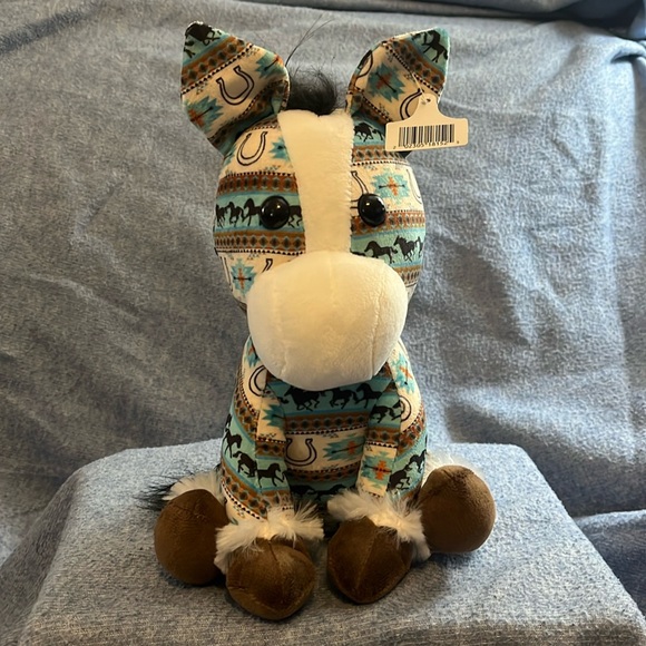 Toys | Nwt Super Cute Farm Pals Teal Horse Stuffed Animsls | Poshmark